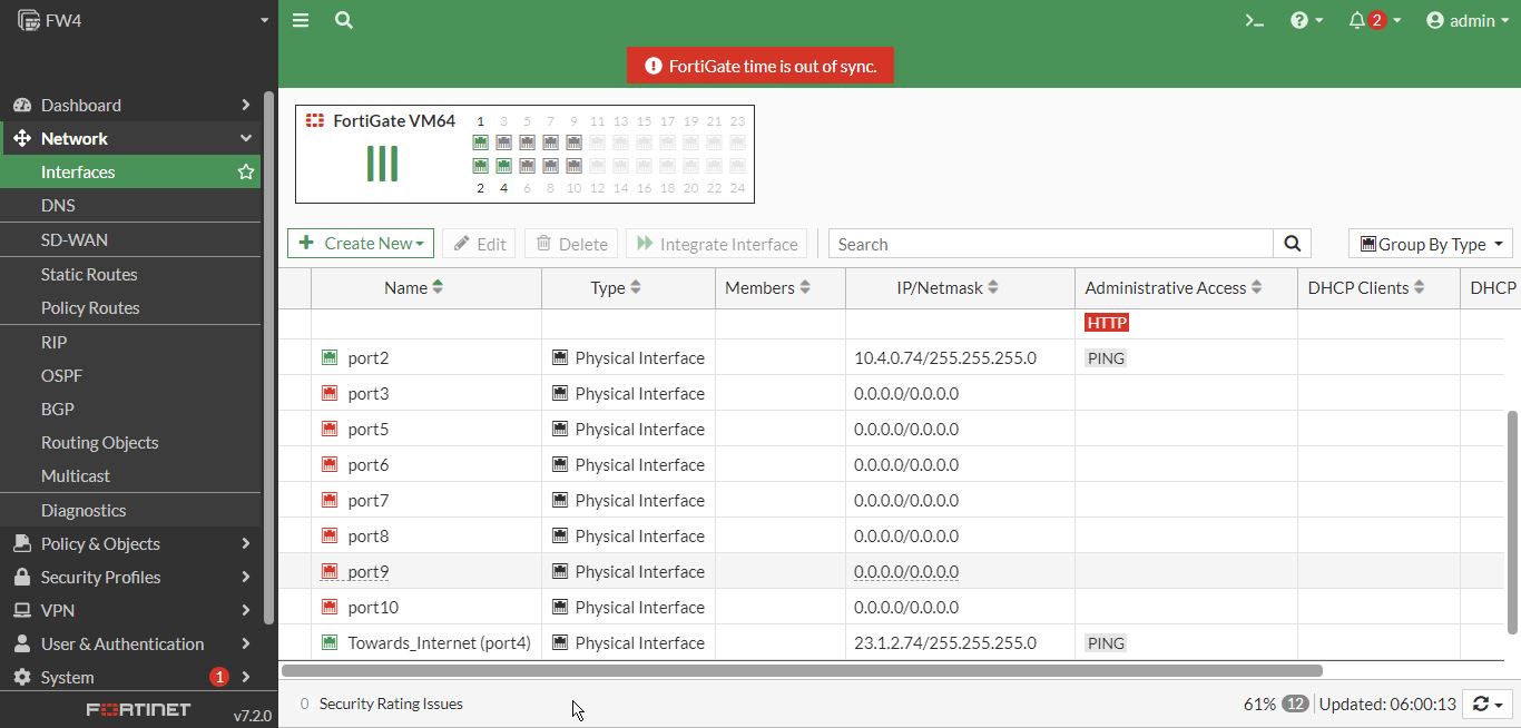 Fortigate Network Configuration – SMEnode
